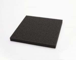 Duocel® Carbon (RVC) Foam Panel - 6" x 6" - duocelfoam.com
