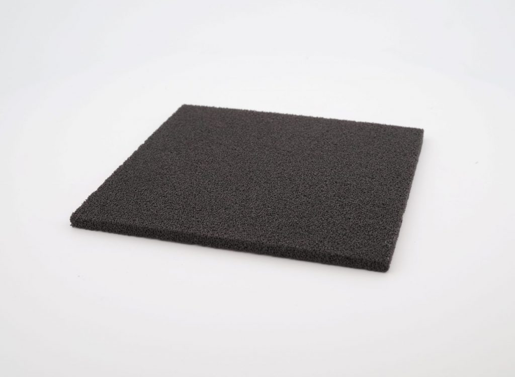 Duocel® Ceramic (SiC) Foam Panel - 3" x 3" - duocelfoam.com